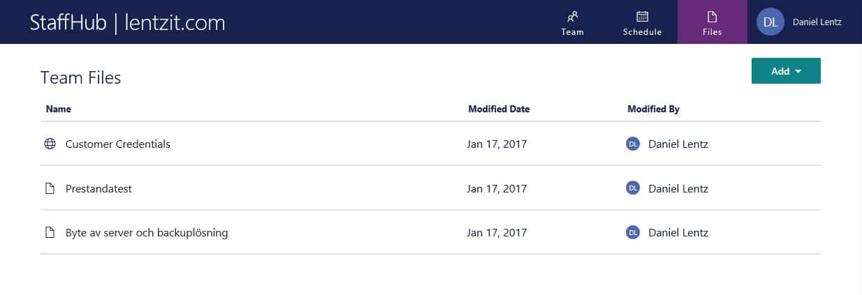 Staffhub – schemaläggning utan dator – CBO2 Consulting AB